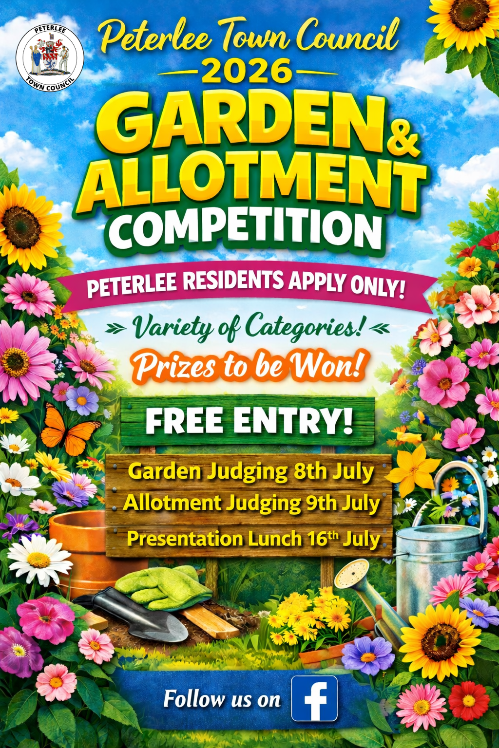 Peterlee Garden & Allotment Competition 2026 - Peterlee Town Council